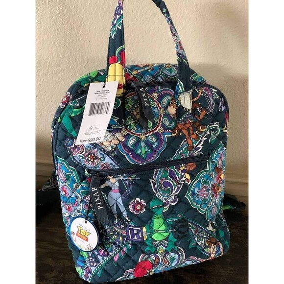 Disney | Bags | Vera Bradley Mini Totepack Backpack Disney Pixar Toy ...